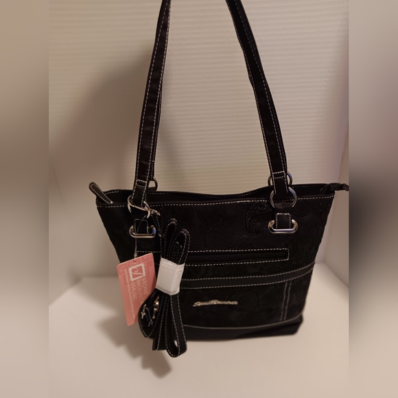 Stone Mountain Accessories | Bags | Nwt Stone Mountain Black Paisley ...